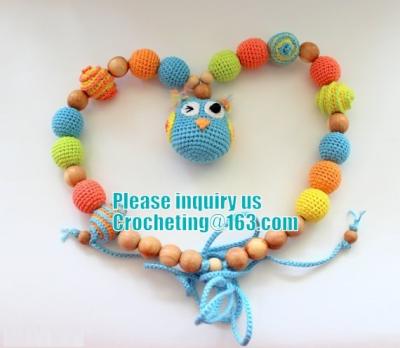 Chine Amigurumi funny toy Nursing necklace Breastfeeding necklace teething toy à vendre