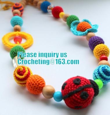 Chine Amigurumi funny toy Nursing necklace Breastfeeding necklace teething toy à vendre