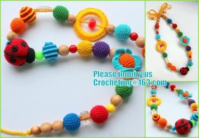 Chine Amigurumi funny toy Nursing necklace Breastfeeding necklace teething toy à vendre