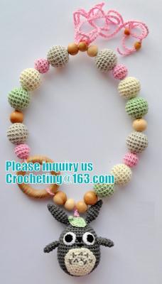 Chine Amigurumi funny toy Nursing necklace Breastfeeding necklace teething toy à vendre