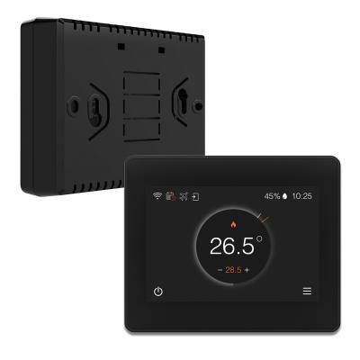 China Multi-Protocol Slimme HVAC Thermostaat – WiFi/Zigbee/Tuya, Bediening via App/Touchscreen, Compatibel met 2/4-Pijps Systeem Te koop