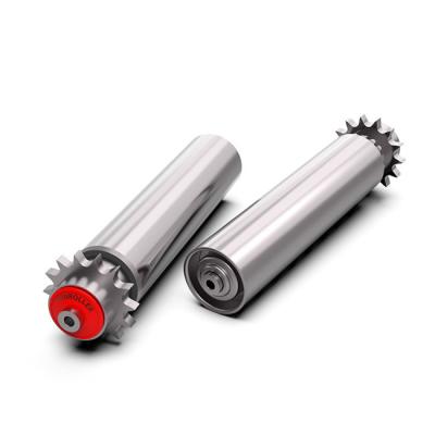 China Transporte de acero galvanizado con rodillo de gran transmisión de par con rueda de mandíbula para transporte de carga pesada en venta