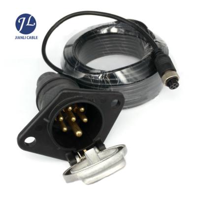 Cina Cavo di estensione del sistema della macchina fotografica di visione del camion con gli incavi resistenti del trattore del rimorchio in vendita