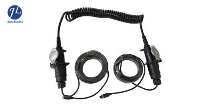Cina 7 impermeabili Pin Spiral Extension Cord Cable per il sistema posteriore della fotocamera grande formato del camion in vendita