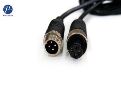 Cina 4 Pin Aviation Copper Wire Video Camera Extension Cable For Van in vendita