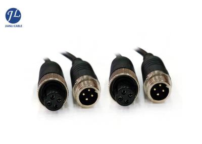Cina 6.5M Security Camera Rear View Camera Cable Waterproof 4 Pin Aviation To Rca in vendita