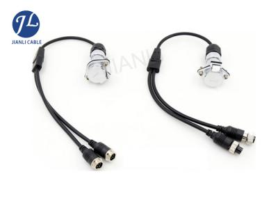 Cina 7 trasmissione del segnale di Pin Backup Camera Cable With 4 Pin Connector For Video Audio in vendita