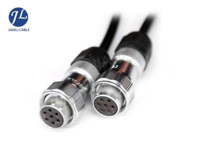 Cina Femmina dell'unità di elaborazione 7 Pin Rearview Car Camera Cable alla femmina per un collegamento di 2 macchine fotografiche in vendita