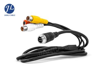 Cina Estensione quattro Pin Aviation Cable Connector M12 RCA per la macchina fotografica del CCTV in vendita