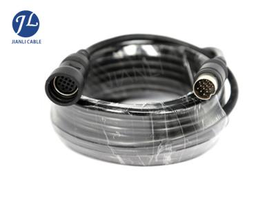 China Cabo de 13 Pin Din Backup Camera Extension com o homem à tomada elétrica fêmea à venda