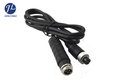 Cina 4 connettore di aviazione di Pin Camera Extension Cable 32FT 5m per il sistema di sicurezza in vendita