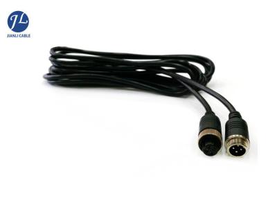 Cina Lunghezza di cavo del CCTV di Pin Din Waterproof del connettore 4 di aviazione 1M, 3M, 5M in vendita