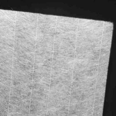 Chine Tapis non-tissé de fibre de verre de haute résistance blanche de couleur utilisé pour le séparateur de batterie à vendre