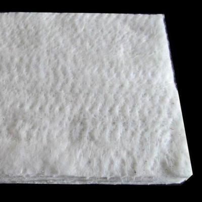 Chine Tapis blanc d'aiguille de fibre de verre d'épaisseur de la couleur 20mm utilisé pour l'isolation à vendre