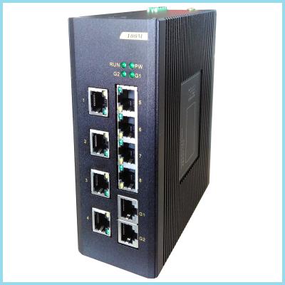 Китай Автономные 10 переносят кожух металла ранга предохранения от poe IP40 переключателя сети продается