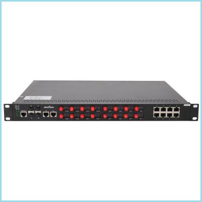 Китай Основание 1000 - локальные сети порта x SFP промышленные автономные переключают 28 порт, переключатель сети держателя шкафа 1U продается