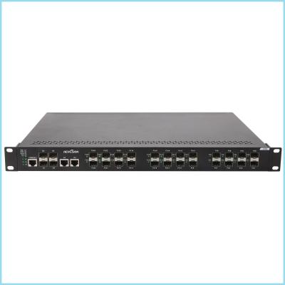 Китай Промышленный порт 24 * 100 низкопробный SFP переключателя 28 гигабита FX + 4 * 1000 низкопробных TX, 19