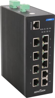 Cina di 8 * 100 bassi TX + l'industriale basso 1000 * di 2 SFP FX ha diretto il porto 0.85Kg del commutatore 10 di Ethernet in vendita