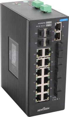 Cina L'industriale ha diretto il commutatore di Ethernet un porto da 14 megabit e 4 * 100 FX bassi + porto della fibra da 4 gigabit in vendita