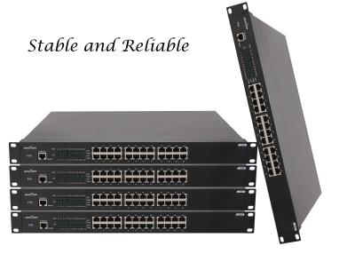 Cina 24 porti hanno diretto il monitoraggio del traffico portuale di rilevazione del ciclo del commutatore di Ethernet del porto del commutatore 24 1000M TX POE di poe in vendita