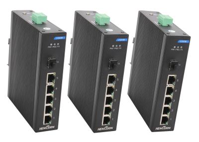 Cina Commutatore di rete industriale di 5 porte Ethernet di megabit porto di fibra ottica di SFP FX di 1 gigabit in vendita