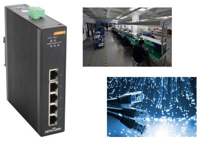 Cina commutatore industriale della porta Ethernet del commutatore/5 gigabit di gigabit della rete di terminali di 5.08Mm in vendita