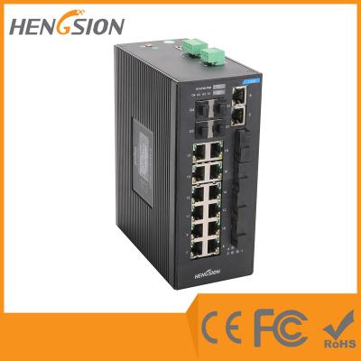 Cina l'industriale 11Mpps ha diretto il commutatore di Ethernet un porto da 14 megabit e 4 megabit FX & porto della fibra da 4 gigabit in vendita