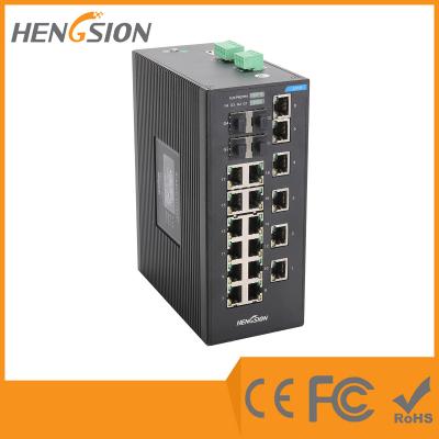 Cina Un industriale di 18 porti ha diretto il commutatore di Ethernet, commutatore di rete della fibra di gigabit di 4 SFP in vendita