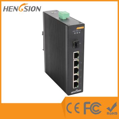 中国 5メガビットTXの港/1ギガビットSFP FX 5の港の産業イーサネット スイッチ/5はPoeスイッチを左舷に取ります 販売のため