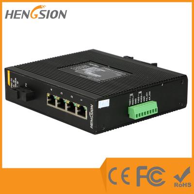 Cina Commutatore di Gigabit Ethernet della ferrovia di baccano, commutatore di rete del porto della fibra 5 da 1 gigabit in vendita