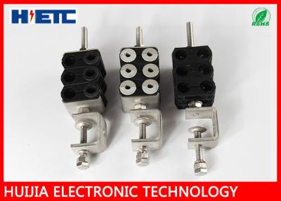 中国 電気通信のための7/8インチSS304 RFのケーブル固定金具6の方法はそびえている 販売のため