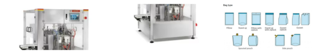 220V 50Bpm Snack Food Packaging Machine in operation
