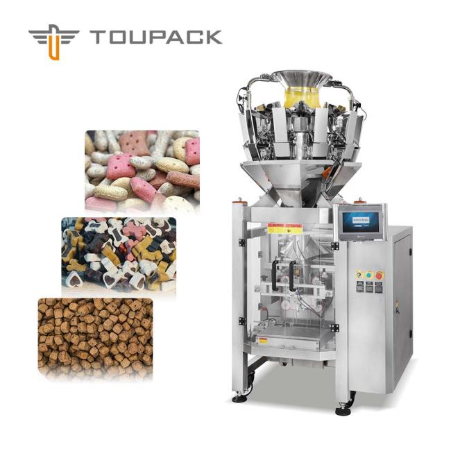 1.6L 10 Heads Weighing and Packing Machine front view showing stainless steel construction