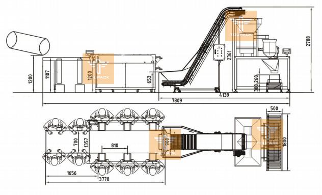 Touch screen interface of crayfish weighing system