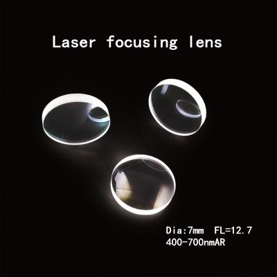 China De Laser die van h-K9L 400-700nmAR Lens 7mm FL=12.7 voor Lasermachine concentreren Te koop