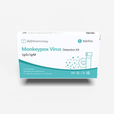 China Test Kit Colloidal Gold Method iILO Monkeypox-Virus-IGM IGG zu verkaufen