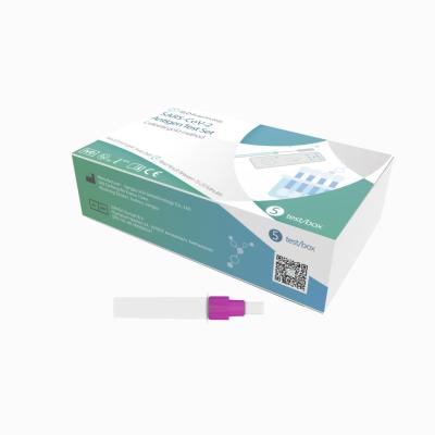 Китай Точность 99% 2 срока годности при хранении SARS-CoV-2 лет теста антигена установила пробирку набора носоглоточную 5 частей продается