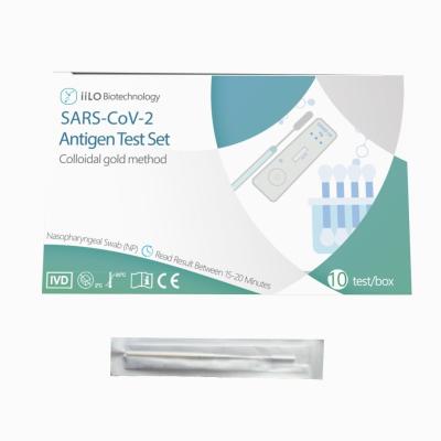 Китай Тест антигена цены по прейскуранту завода-изготовителя SARS-CoV-2 точности 99% установил носоглоточные тест/коробку пробирки 10 продается