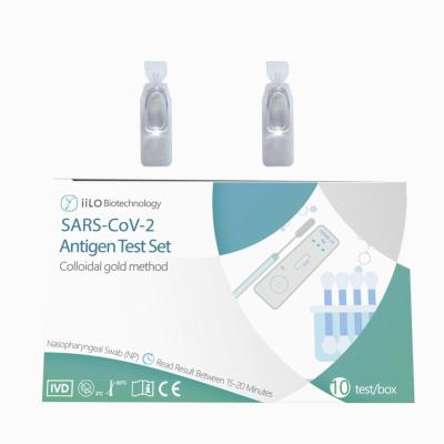 Китай Пластиковый тест антигена CE SARS-CoV-2 установил носоглоточные тест/коробку пробирки 10 продается