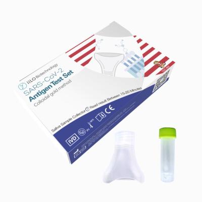 China Klasse III 2 Antigen-des gesetzten Speichel-Beispieljahre Selbsttestkollektors Malaysia der Haltbarkeitsdauer-SARS-CoV-2 1 Test/Kasten zu verkaufen