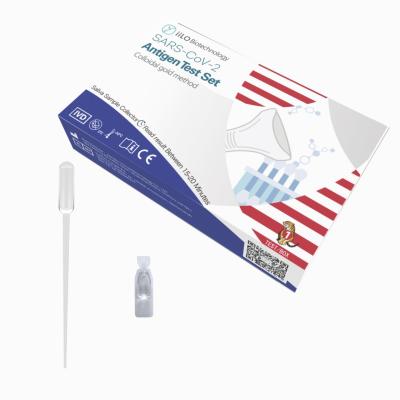 China Antigen-gesetzter Speichel-Beispielselbsttestkollektor Malaysia der Klassen-III des Fabrikpreis-SARS-CoV-2 1 Test/Kasten zu verkaufen