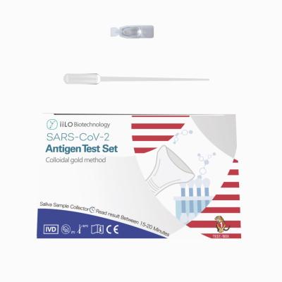 China iiLO 15-20 Antigen-gesetzter Speichel-Beispielselbsttestkollektor Malaysia Minuten-SARS-CoV-2 1 Test/Kasten zu verkaufen