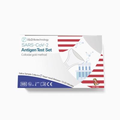 China Antigen-gesetzter Speichel-Beispielselbsttestkollektor Malaysia iiLO Fabrikpreis-SARS-CoV-2 1 Test/Kasten zu verkaufen
