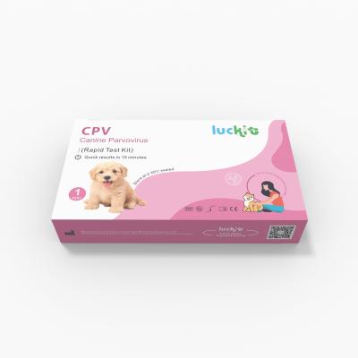 China Luckit Canine Parvovirus CPV PET DOG Test Kit Fast Reaction Rapid Factory Price Easy Operation Class I zu verkaufen