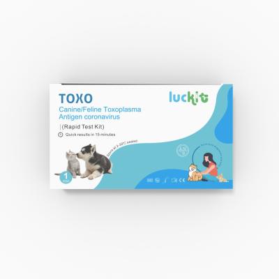 China Luckit Toxoplasmosis TOXO PET DOG And CAT Test Kit Fast Reaction Rapid Class I zu verkaufen
