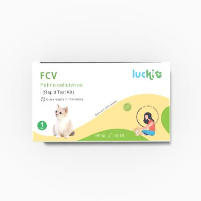 China Luckit Feline Calicivirus FCV PET CAT Test Kit Fast Reaction Rapid Class I zu verkaufen