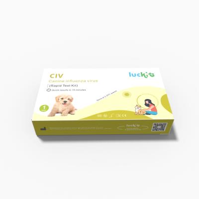 China Hunde- Influenzavirus CIV Haustier-Test Kit Fast Reaction Rapid Class Luckit I zu verkaufen