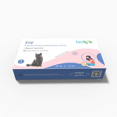 China Katzenartiger Haustier-Test Kit Fast Reaction Immundefekt-Virus CAT FIV zu verkaufen