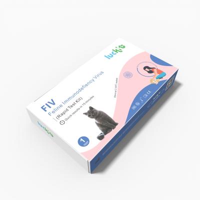 China Schnelles Reaktion schnelle 5 - 15 Haustier-Test-Kit For CAT der Minuten-FIV zu verkaufen