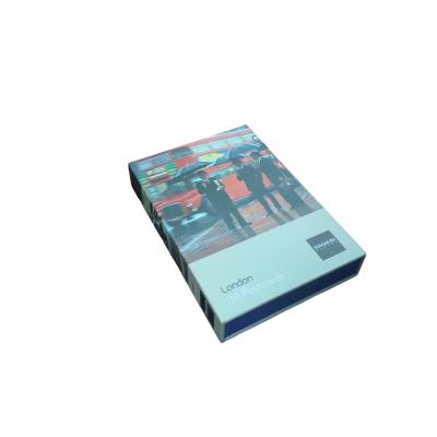 Chine Magnum Londres 36 Cartes postales professionnelles 0,42 mm Papier d'art brillant 4C/0C Cartes postales imprimées avec boîte et plateau à vendre